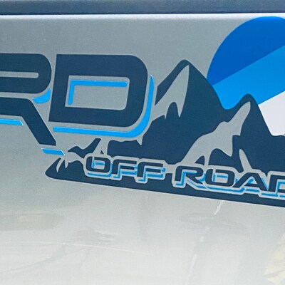 TRD 4x4 off Road Vintage Colors Bedside Side Vinyl Stickers - Etsy
