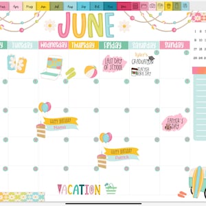 March Digital Sticker Kit 2024 Goodnotes Files & Pngs Digital Planner ...