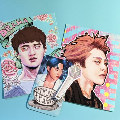 Baekhyun Sticker Set for Journaling: 26 Bullet Journal EXO and Superm ...