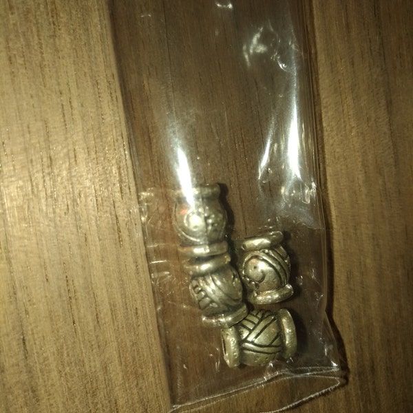 Three Hole Multi Strand Spacer Connector Beads 18x5mm, 3 Hole Silver ...