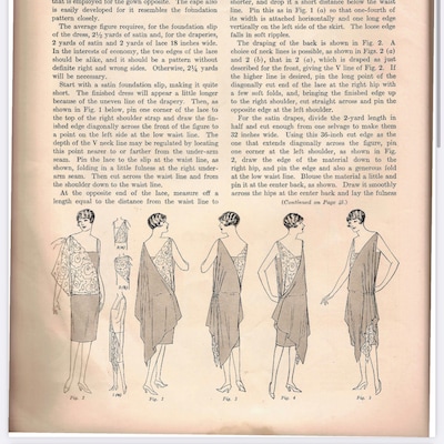 Vintage 1920's Slip-over Apron Tutorial Reproduction Fashion Service ...