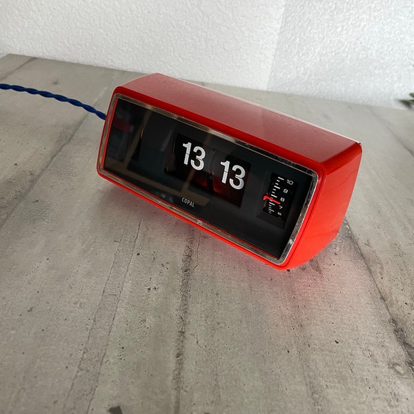 Fully Refurbished, USA Built Edison Flip-alarm-clock, Very Seventies ...