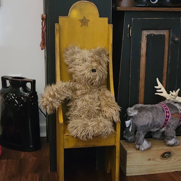 Primitive Decorative Pouting Chair/made per Order/not Ready to Ship - Etsy