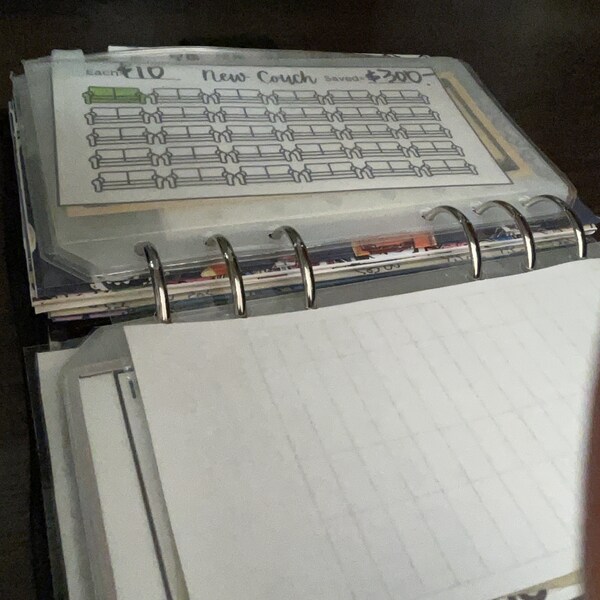 12 Month Saving Challenges, A6 Saving Challenges, Debt Free Charts ...