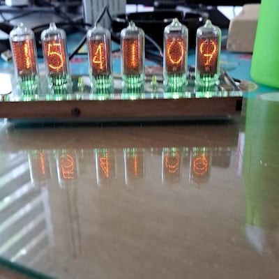 Nixie Tube Clock With IN-12 Tubes and Case, Fully Assembled, Remote ...