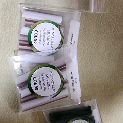 Coe 96 Flower: Frolic 1 Oz Murrini Murrine Millefiori Vitrigraph Cane ...