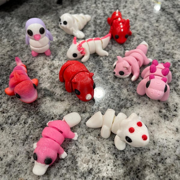 Puff the Octopus 3D Printed Spinning Sea Creature - Etsy