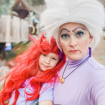 Ursula Necklace, Disney Inspired Ursula Necklace and Earring Set ...