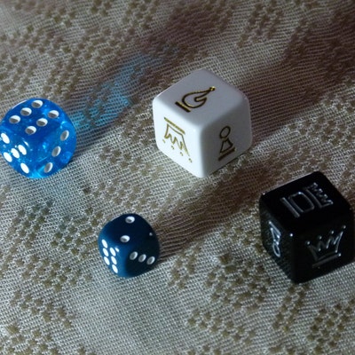 100 Custom Dice With Free Artwork Prep / Carved D6 / Boardgames ...