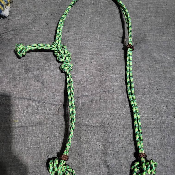 Custom Quick Change Rope Headstall, Rope Bridle, Horse Bridle, Split ...