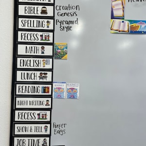 Farmhouse Schedule Cards Bundle 1 Classroom Decor Modern - Etsy