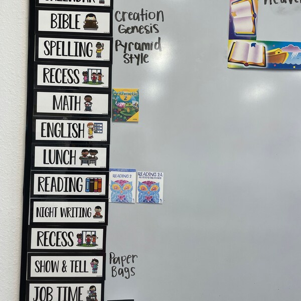 Farmhouse Schedule Cards Bundle 1 | Classroom Decor | Modern Farmhouse ...