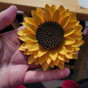 Flower Template 5 Paper Flower PDF SVG DXF Png Silhouette - Etsy