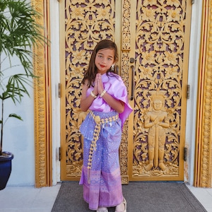 Purple Khmer Krama, Kroma Scarf, Cambodian Scarf, Cambodian Kromar ...