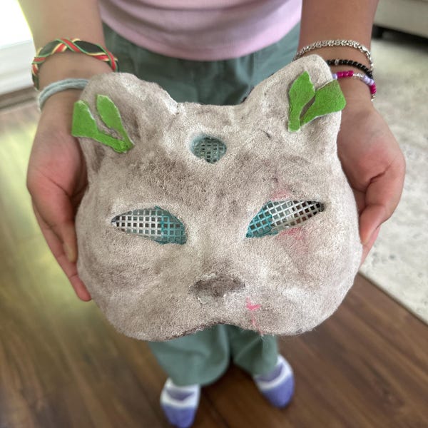 Rare Lynx Therian Mask . Fluffy and Furry Masks Hand Painted. Unique ...