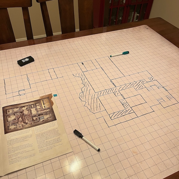Dungeons and Dragons Gifts - Dnd Map 5e Starter Kit - Double Sided ...
