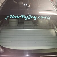 Custom Windshield Decals Word and Number Car Truck Window Custom ...