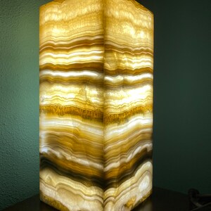 Bright Onyx Table Lamp 12 14 & 16 A - Etsy