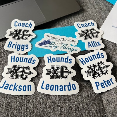 Personalized Volleyball Sticker or Magnet Team Name Sticker - Etsy