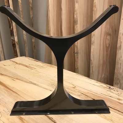 Racetrack Oval Walnut Tunnel Table - Etsy