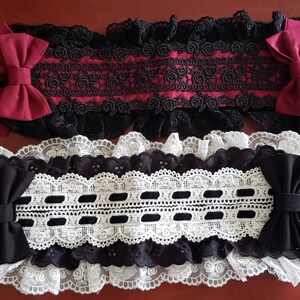 White Rabbit Lace Lolita Headband Gothic Hair Accessory - Etsy