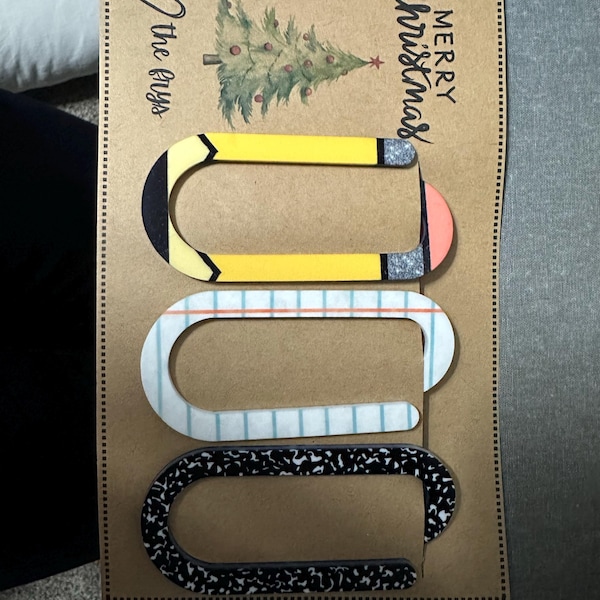 Jumbo Paperclip SVG Template Digital File for Laser and Vinyl Cut File ...