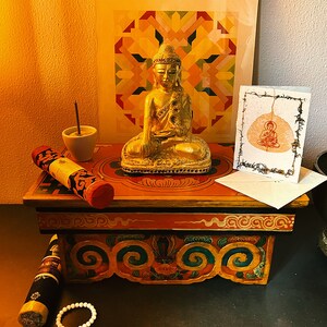 40 Cm, Tibetan Wooden TORMA for Buddhist Rituals, Offering Item ...