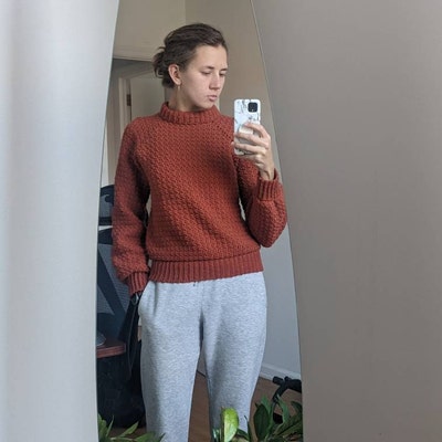 CROCHET PATTERN: the Millennial Jumper Cowl Neck/ Turtle Neck Sweater ...
