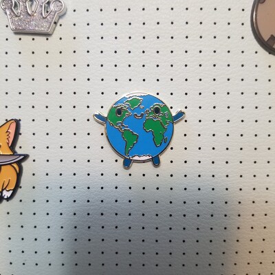 Happy Earth Enamel Pin Space Buddy Astronomy Lapel Pin / Badge STEM ...