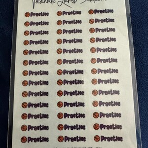 Work and Office Text Stickers, Clear or White Matte Sticker Paper ...