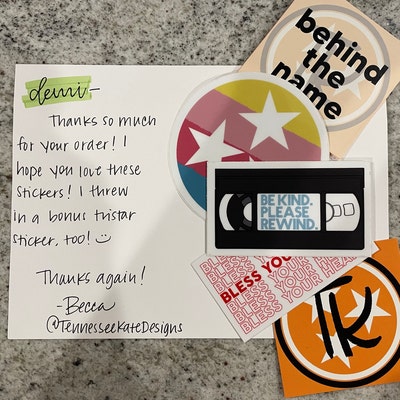 Be Kind Please Rewind Vinyl Sticker Retro Retro Sticker VHS Blockbuster ...