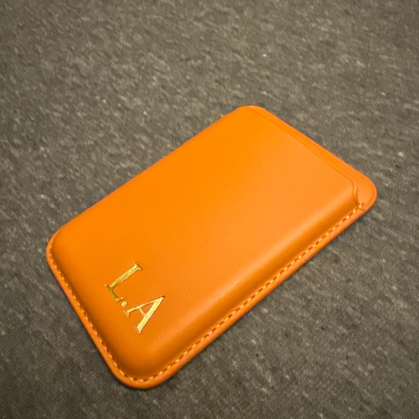 Personalized Magsafe Wallet, Custom Embossed Magsafe Wallet, Monogram ...