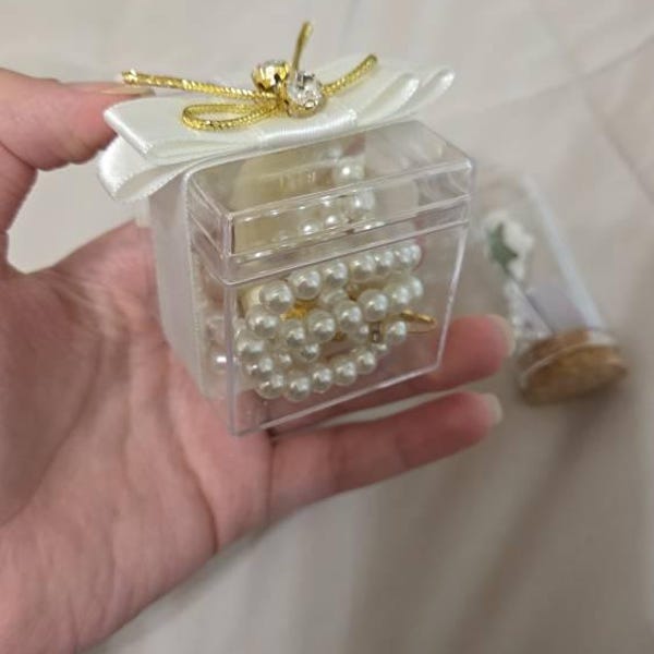 Personalized Pearl Tasbeeh Masbaha Prayer Beads Favors | Wedding Nikkah ...