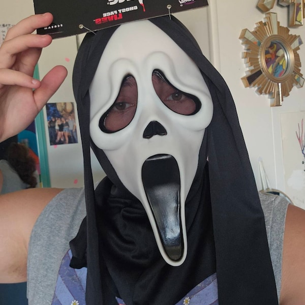 Scary Movie Ghostface Scream Ghost Face Wassup Mask - Etsy