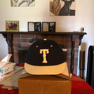 Light Grey Melton Wool 8 Panel Baseball Cap With Navy - Etsy
