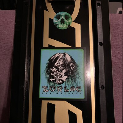 4 Zorlac Zombie Vinyl Sticker. Vintage Style Skateboard - Etsy