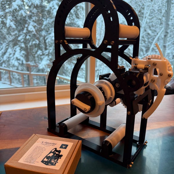 The Original V-spooler Filament Winder | Fix Cardboard Spools for Bambu ...