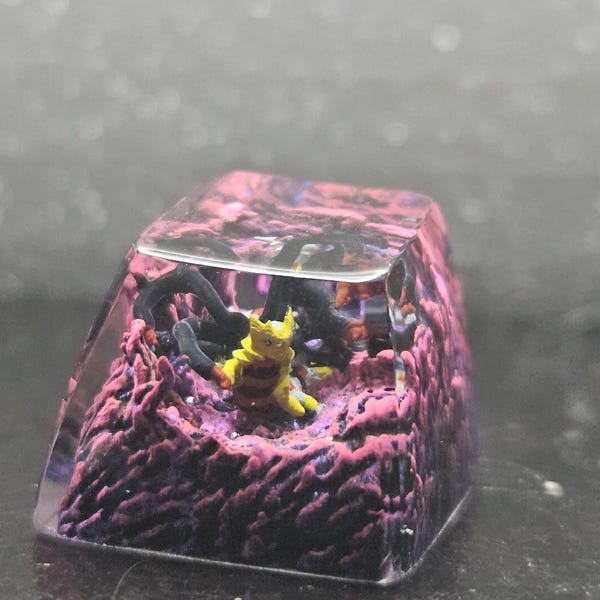 Keycaps Bee Artisan, Custom Artisan Keycaps, Keycaps Anime Cute, Keycap ...