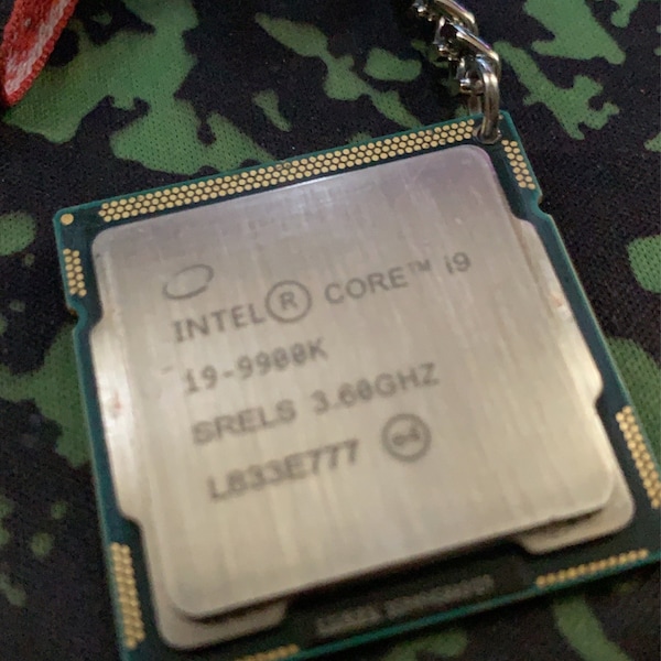 Personalised CPU Processor Keychain,personalized Keychain,engrave Name ...