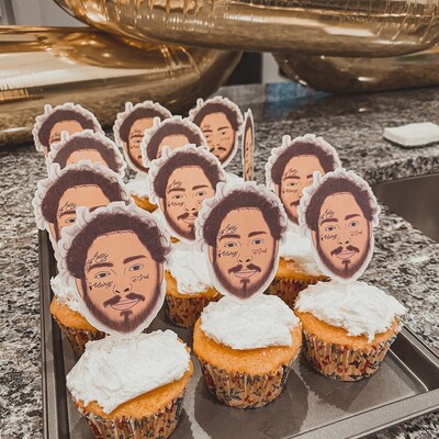 Post Malone Cupcake Toppers Post Malone Party posty You're My Sunflower ...