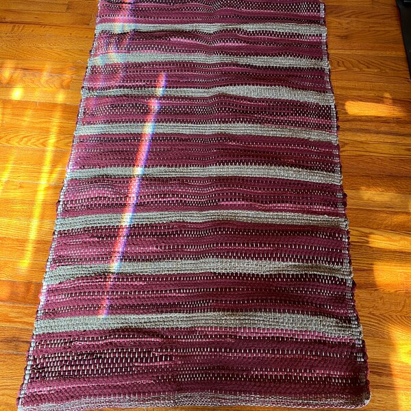 Set of 2 Handwoven Sage Green and Rust Orange Placemats With Matching ...