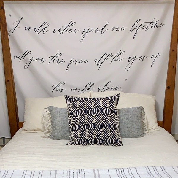 Custom Backdrop, Quote Backdrop, Wedding Vow Backdrop, Calligraphy ...