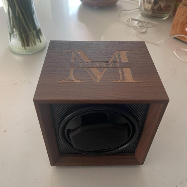 Custom Watch Winder With Name | Personalized Gift for Him | Watch ...