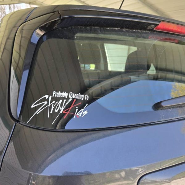 Listening to STRAY KIDS Decal (more Colors!) - Etsy