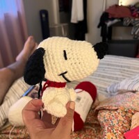 Mini Snoopy Amigurumi Crochet Pattern - Etsy Canada