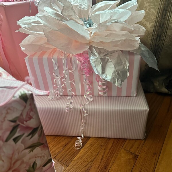 French Toile Wrapping Paper, Blue and White Wrapping Paper, French Gift ...