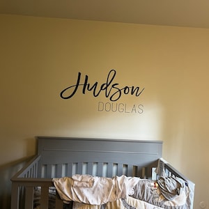 Personalized Name Wall Decal Custom Name Wall Sticker - Etsy