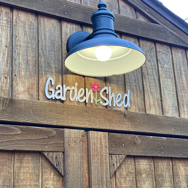 Garden Shed Sign Made in the USA - Etsy