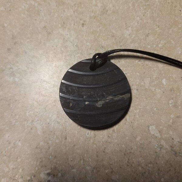 Shield of David - Necklace Made of Rare Stone Shungite - EMF Protection Rock - Etsy
