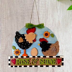 Sunflower Chicken Magnets SVG Chicken SVG Laser Cut Chicken Glow Forge ...